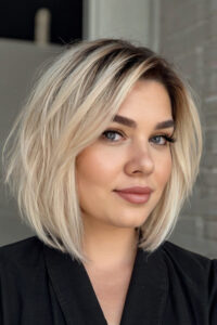 32 Chubby Face Medium Length Haircuts in 2024 - Bangz Hair Design