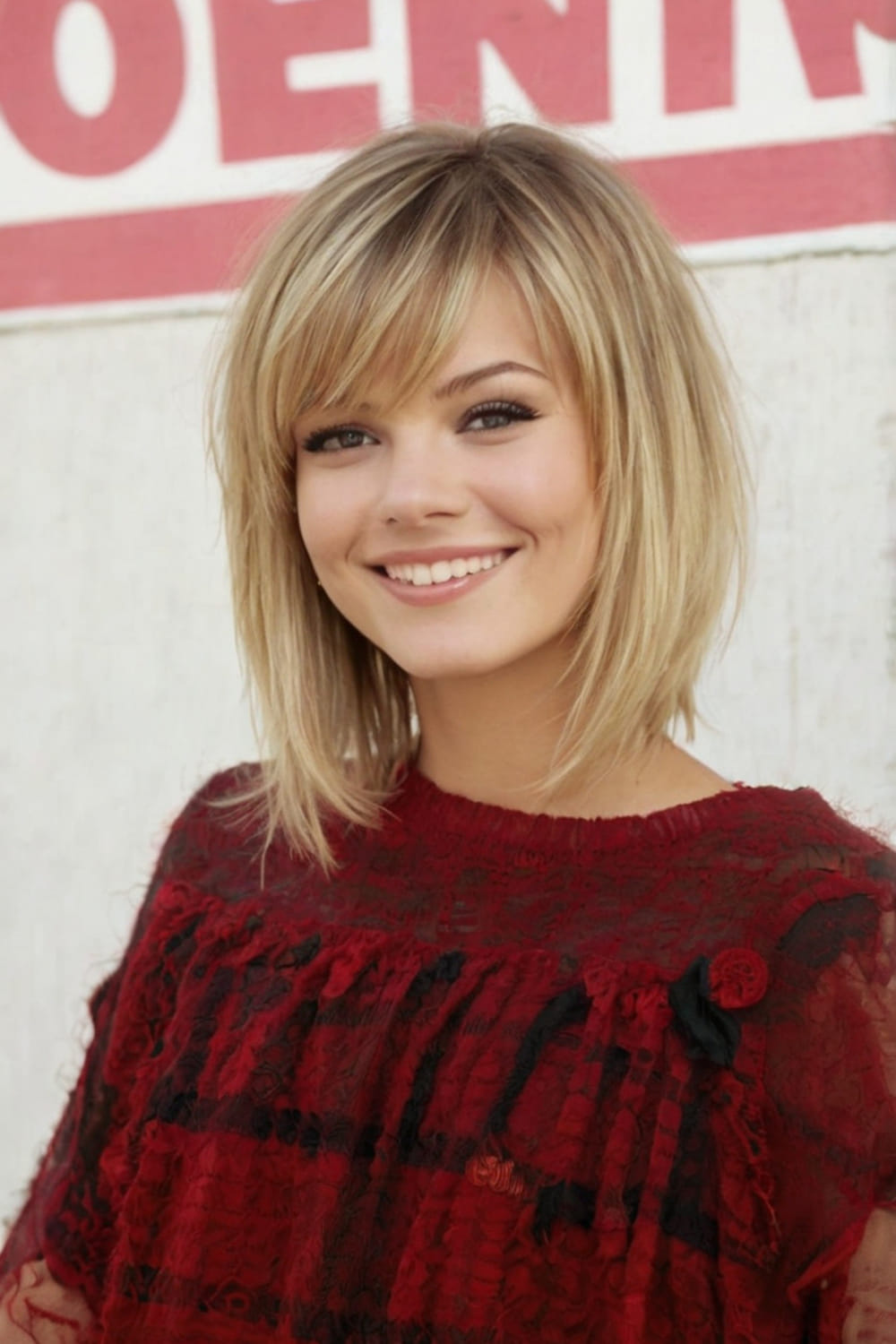 31 Medium Length Haircuts With Bangs: Transform Your Look! - Bangz Hair ...