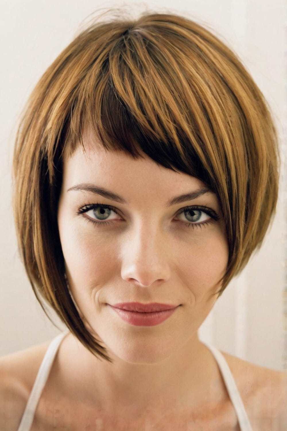 31 Medium Length Haircuts With Bangs: Transform Your Look! - Bangz Hair ...