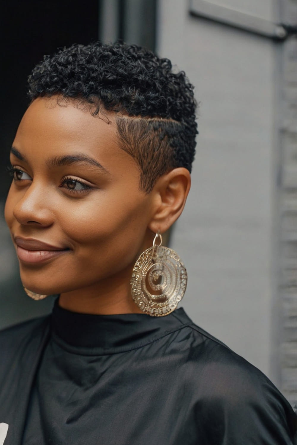 25 Low Maintenance Short Natural Haircuts For Black Females - Bangz ...