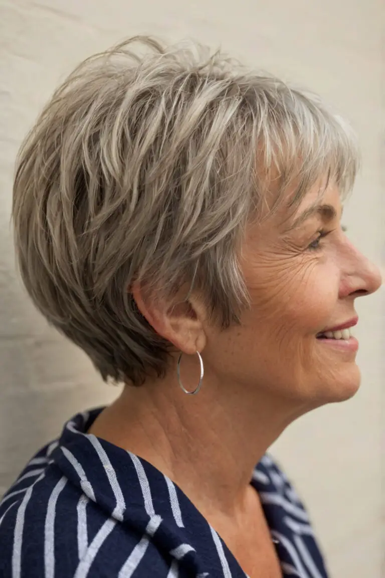 Timeless Elegance: 33 Short Haircuts For Older Women Over 50 - Bangz ...