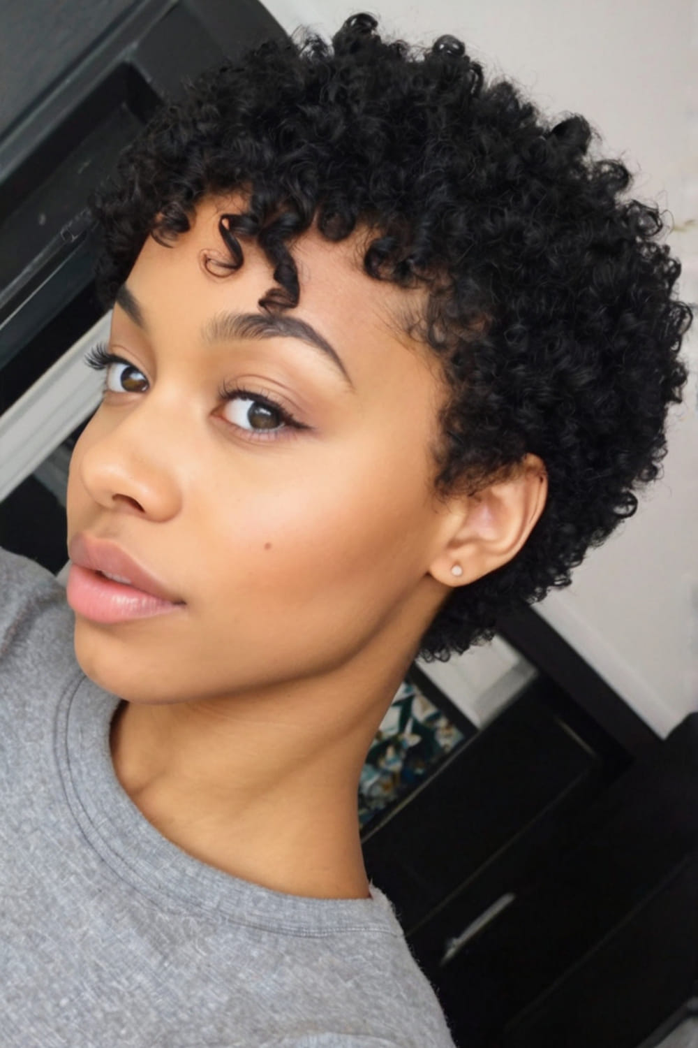 25 Low Maintenance Short Natural Haircuts For Black Females - Bangz ...