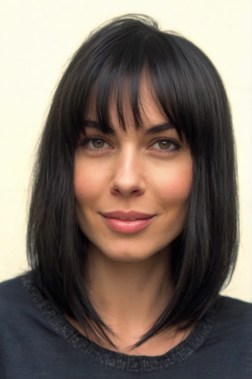 31 Medium Length Haircuts With Bangs: Transform Your Look! - Bangz Hair ...