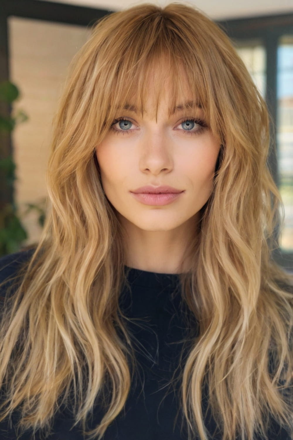 21 Wispy Curtain Bangs With Long Hair: A Guide for Long Hair Styles ...