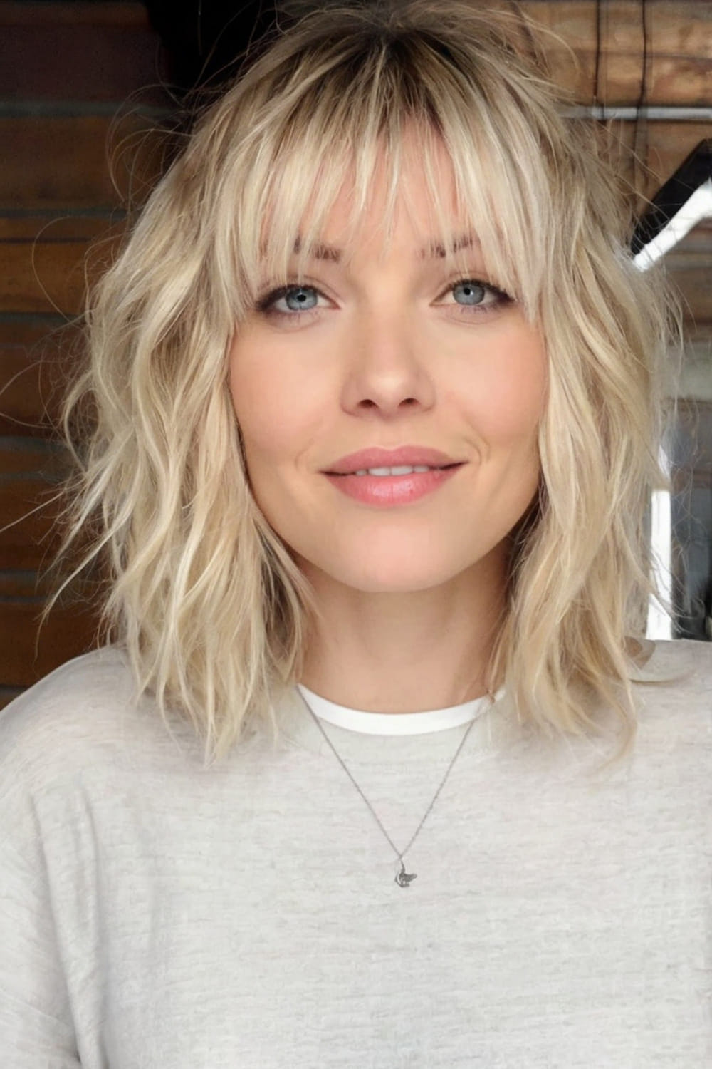 30 Stunning Lob Haircut with Bangs Styles to Try - Bangz Hair Design
