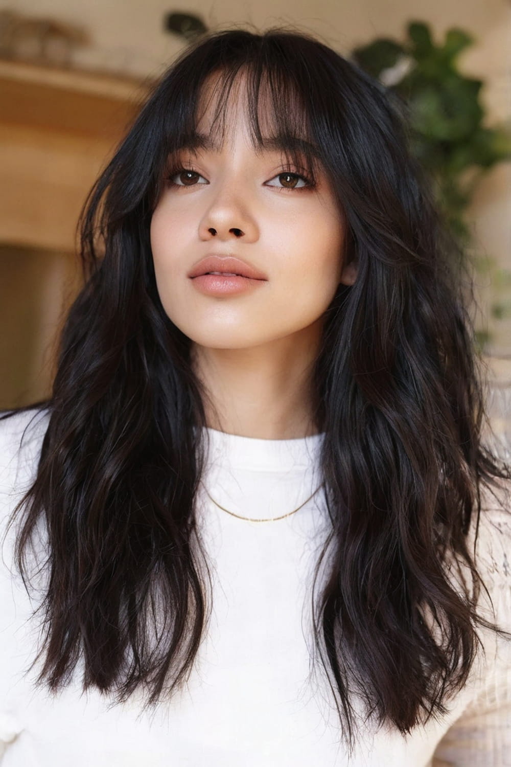 21 Wispy Curtain Bangs With Long Hair: A Guide for Long Hair Styles ...