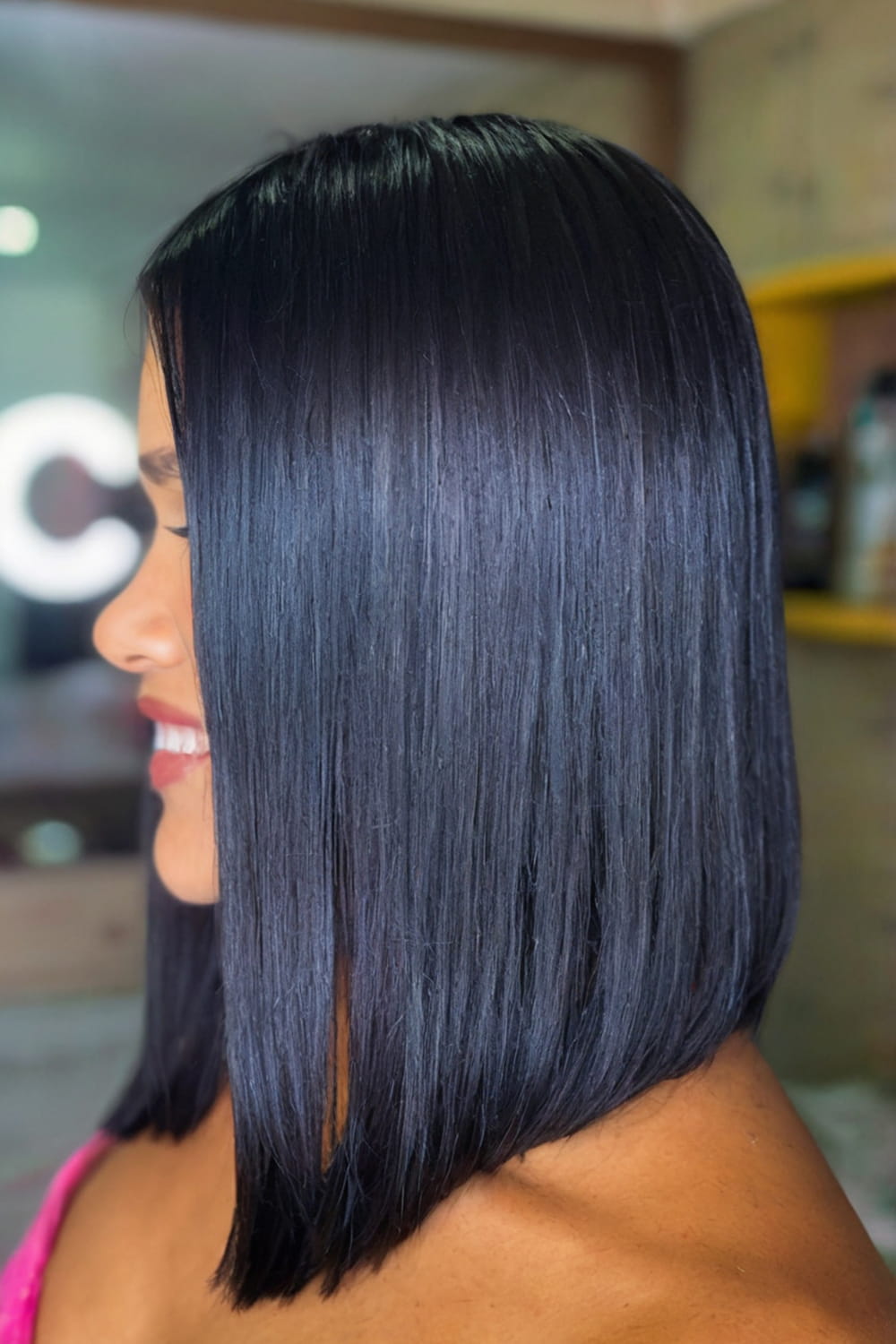 30 Stunning Lob Haircut with Bangs Styles to Try - Bangz Hair Design