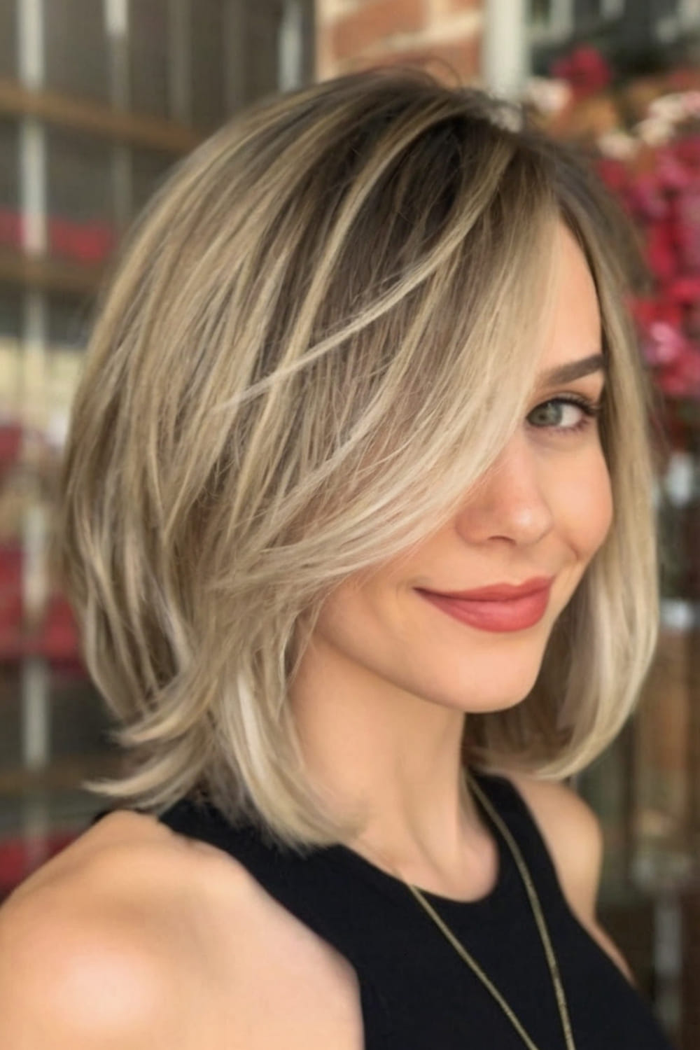 30 Stunning Lob Haircut with Bangs Styles to Try - Bangz Hair Design
