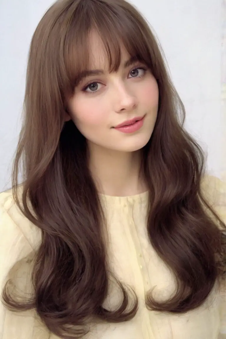 21 Wispy Curtain Bangs With Long Hair: A Guide for Long Hair Styles ...