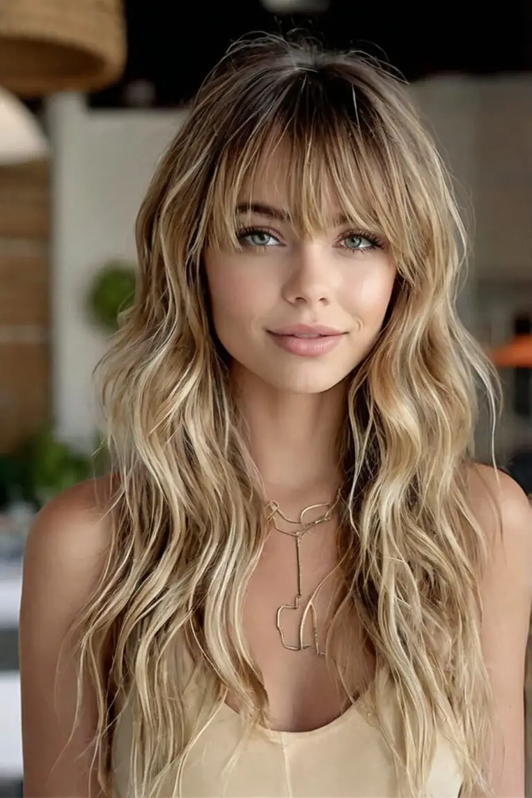 21 Wispy Curtain Bangs With Long Hair: A Guide for Long Hair Styles ...