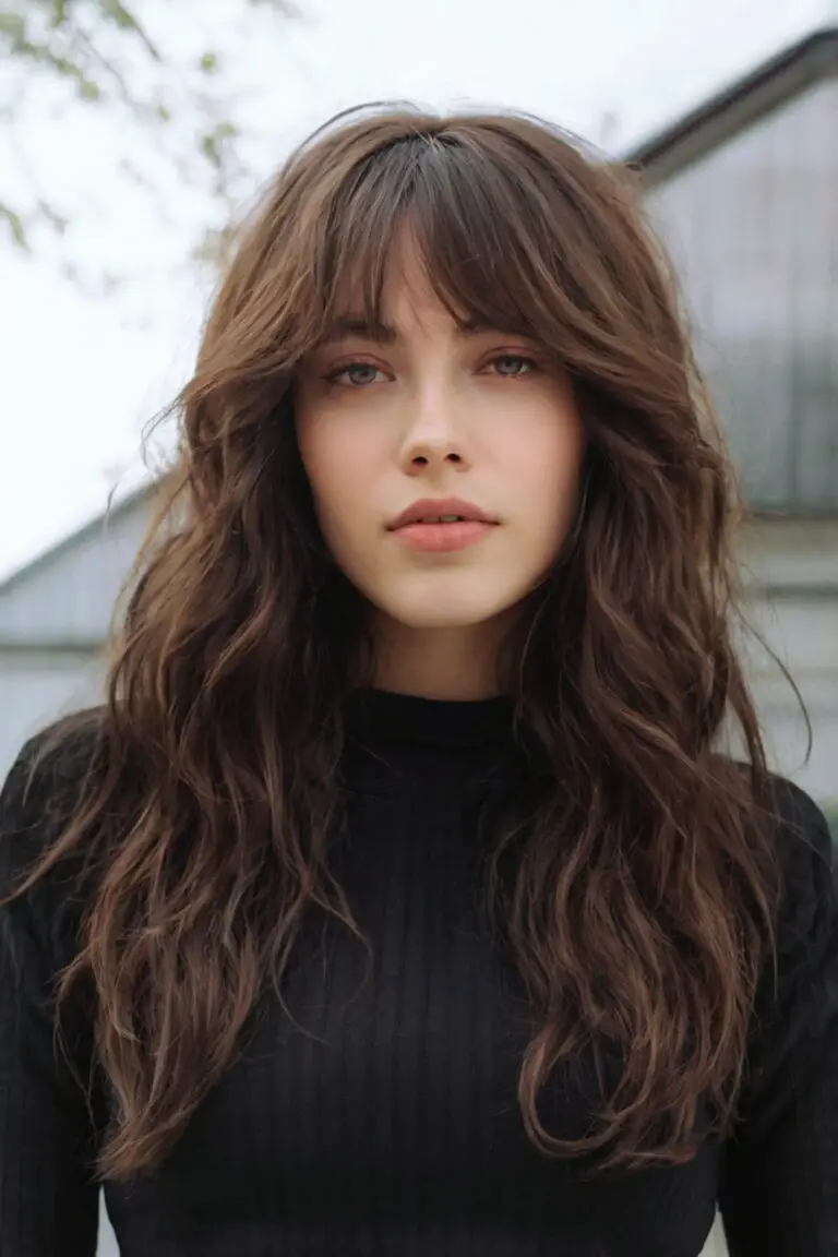 30 Jaw-Dropping Long Layered Hair with Bangs Ideas for Your Next ...