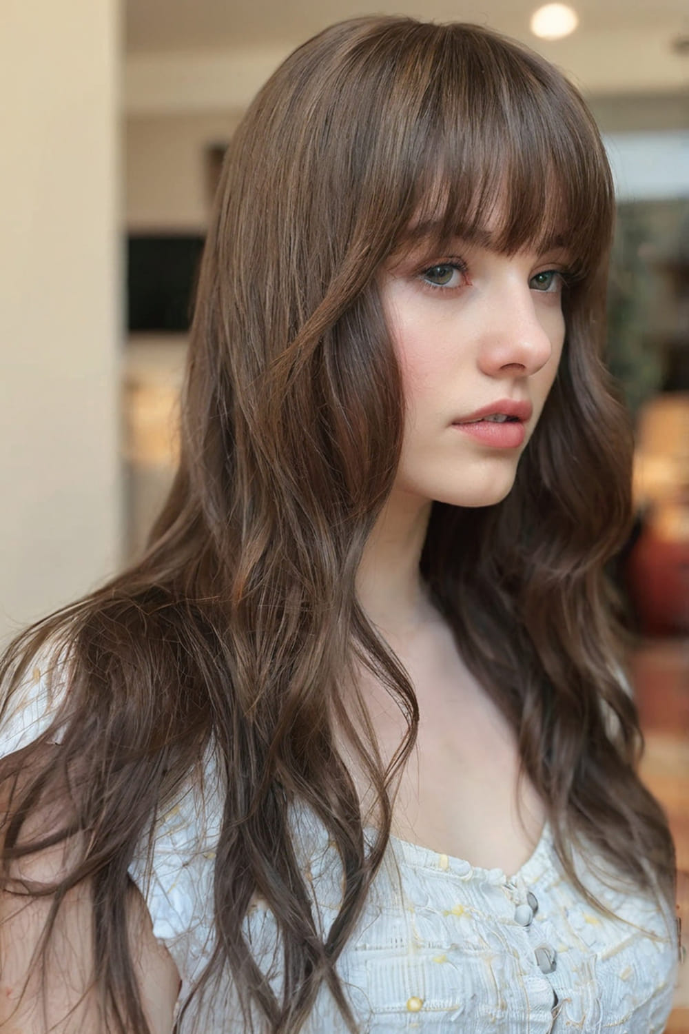30 Jaw-Dropping Long Layered Hair with Bangs Ideas for Your Next ...