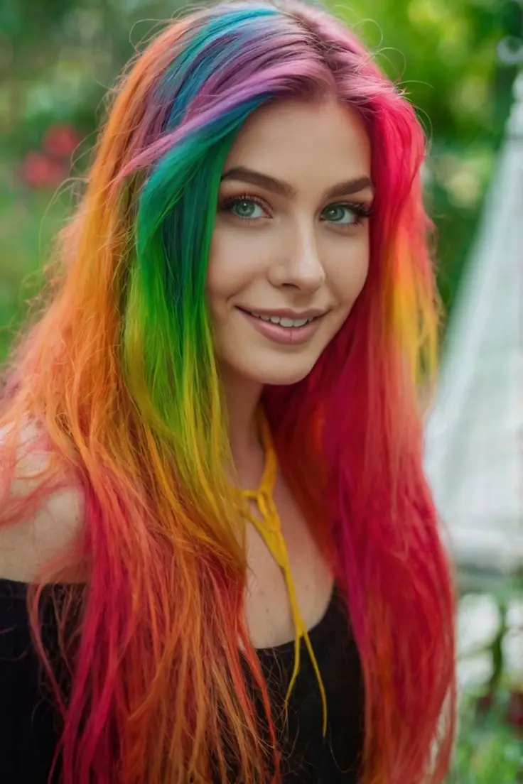 36 Bright Hair Color Ideas: From Balayage to Neon Peach - Bangz Hair Design