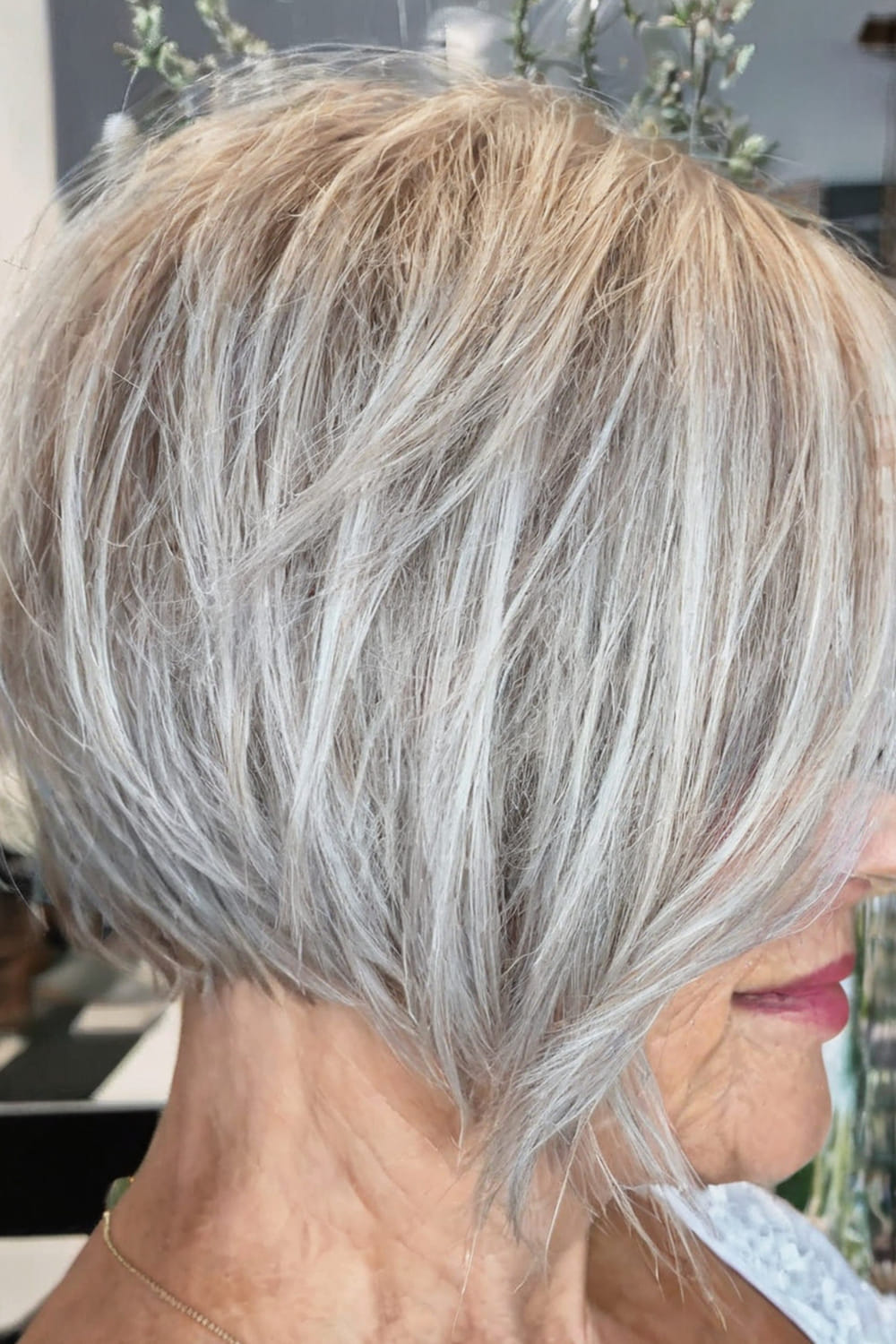 20 Stylish Short Layered Bob For Older Ladies - Bangz Hair Design