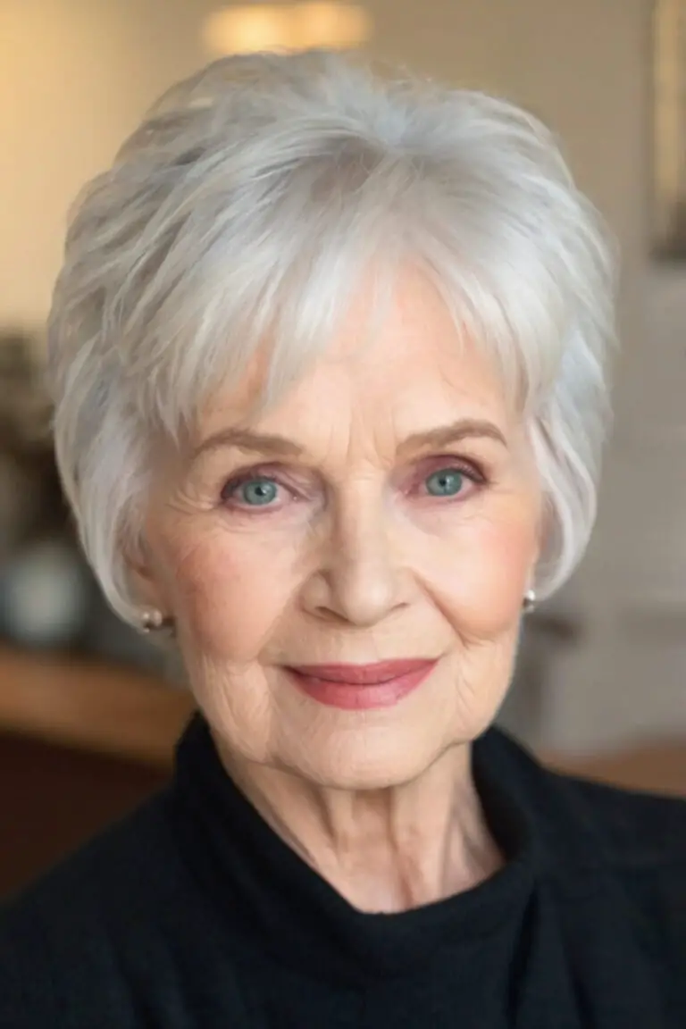 Classy and Trendy: Inspiring Short Hairstyles for Women Over 70 - Bangz ...