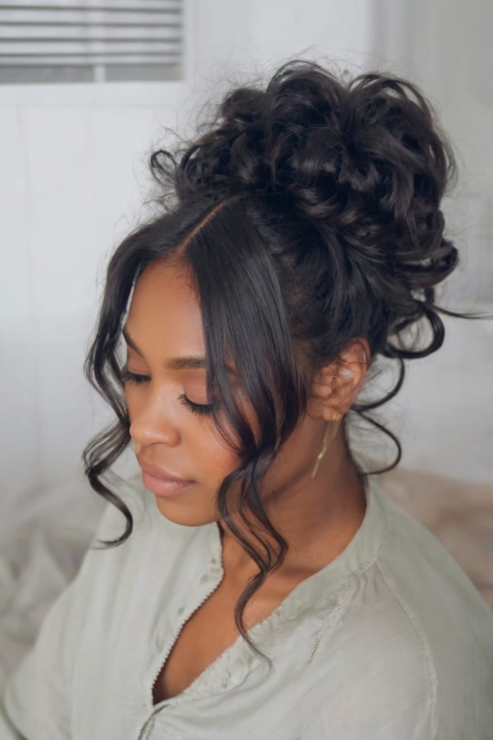 19 Stunning Curly Updo Hairstyles for Black Hair You Need to Try ...