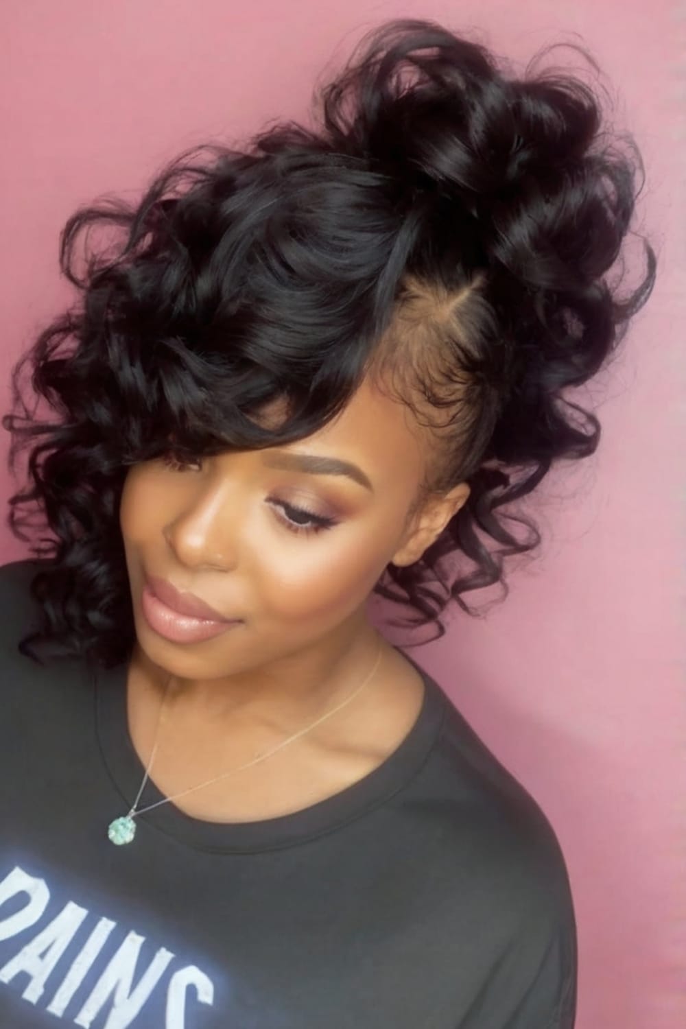 19 Stunning Curly Updo Hairstyles for Black Hair You Need to Try ...