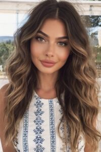 Trend Alert: 19 Middle Part Hairstyles to Elevate Your Look - Bangz ...