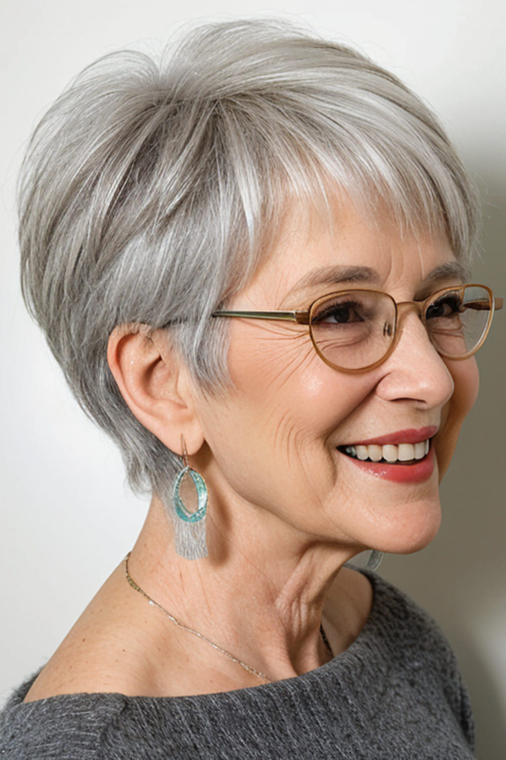 Short Hairstyles for Over 70 with Glasses: Boost Your Confidence with ...