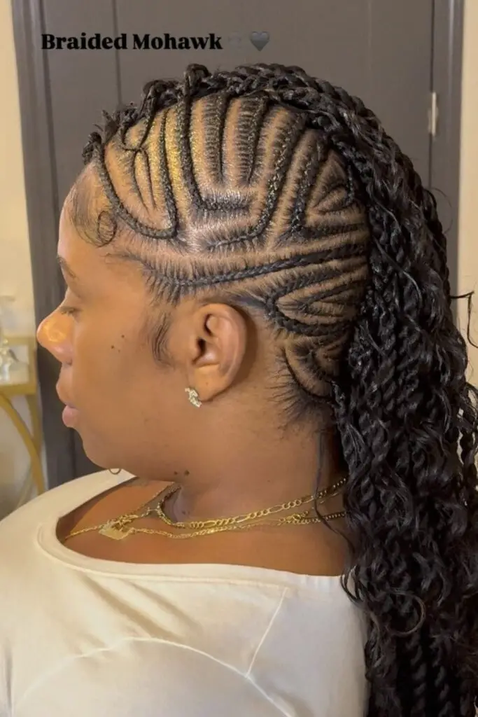 24 Jaw-Dropping Braided Mohawk Hairstyles That Will Turn Heads! - Bangz ...