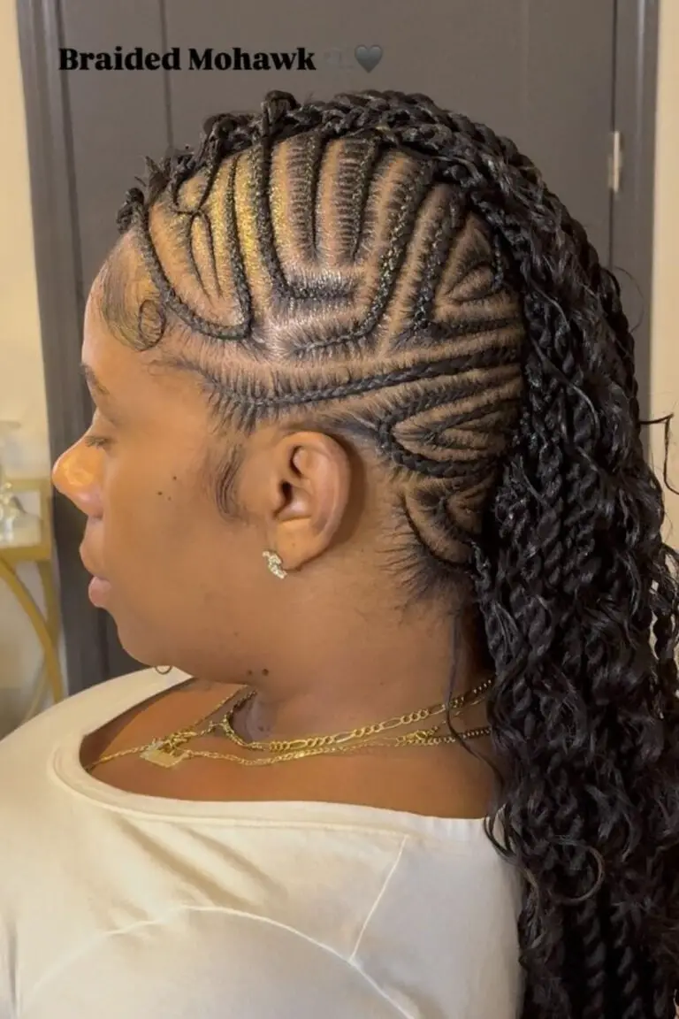 24 Jaw-Dropping Braided Mohawk Hairstyles That Will Turn Heads! - Bangz ...
